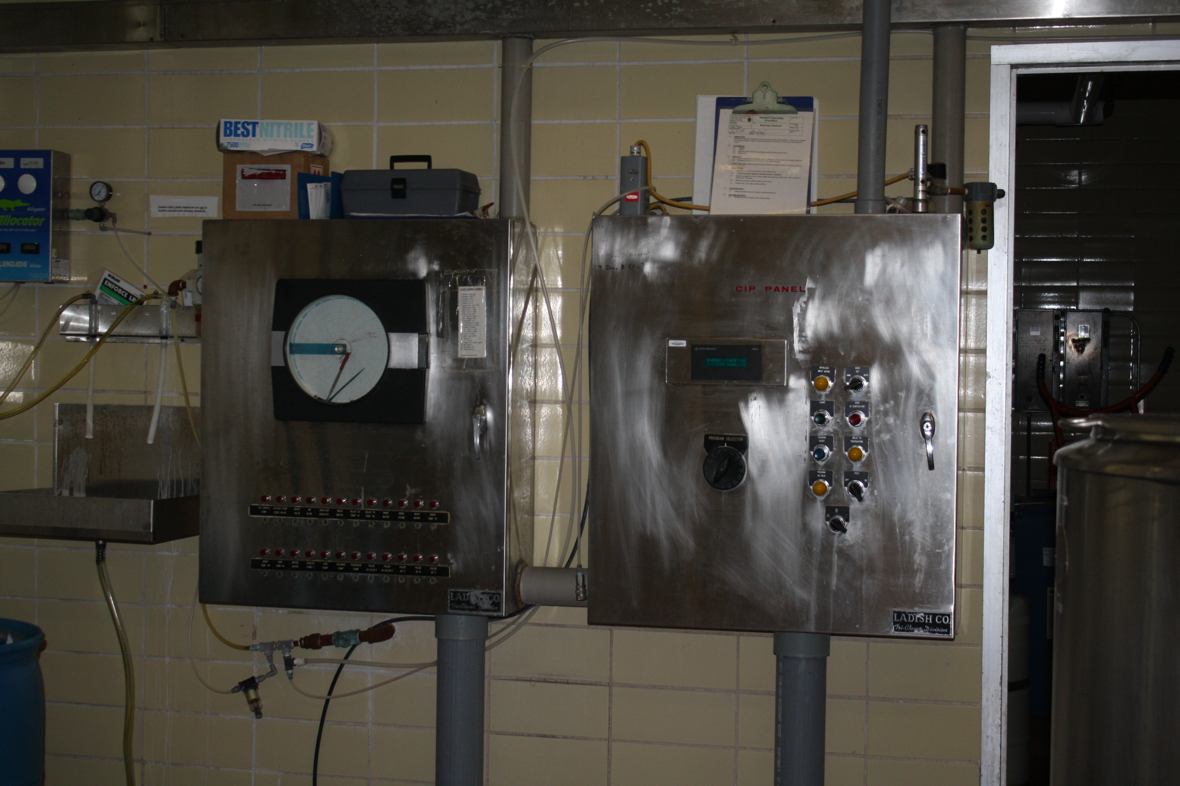 CIP Panel – Babcock Dairy Plant – UW–Madison