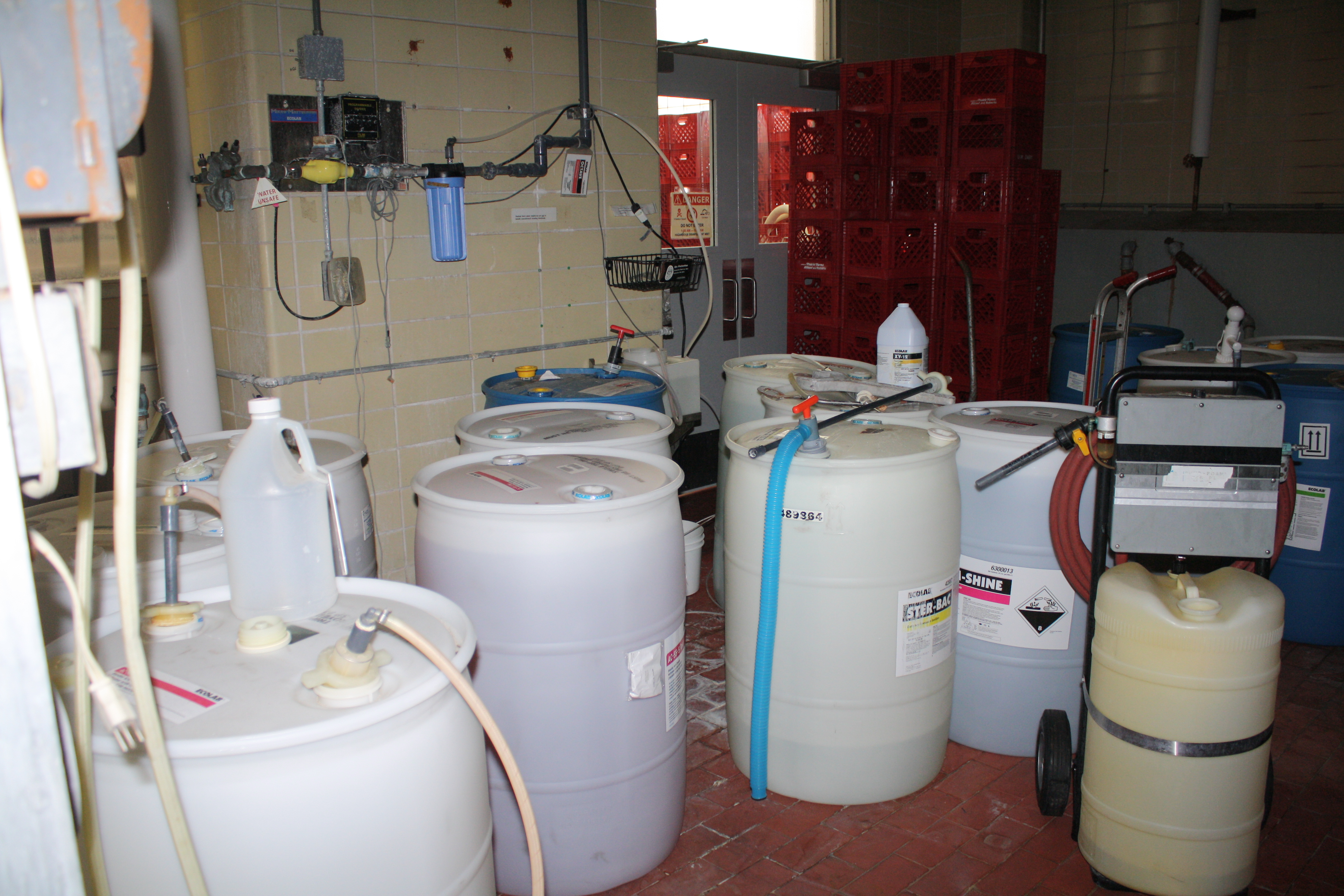 Chemical storage – Babcock Dairy Plant